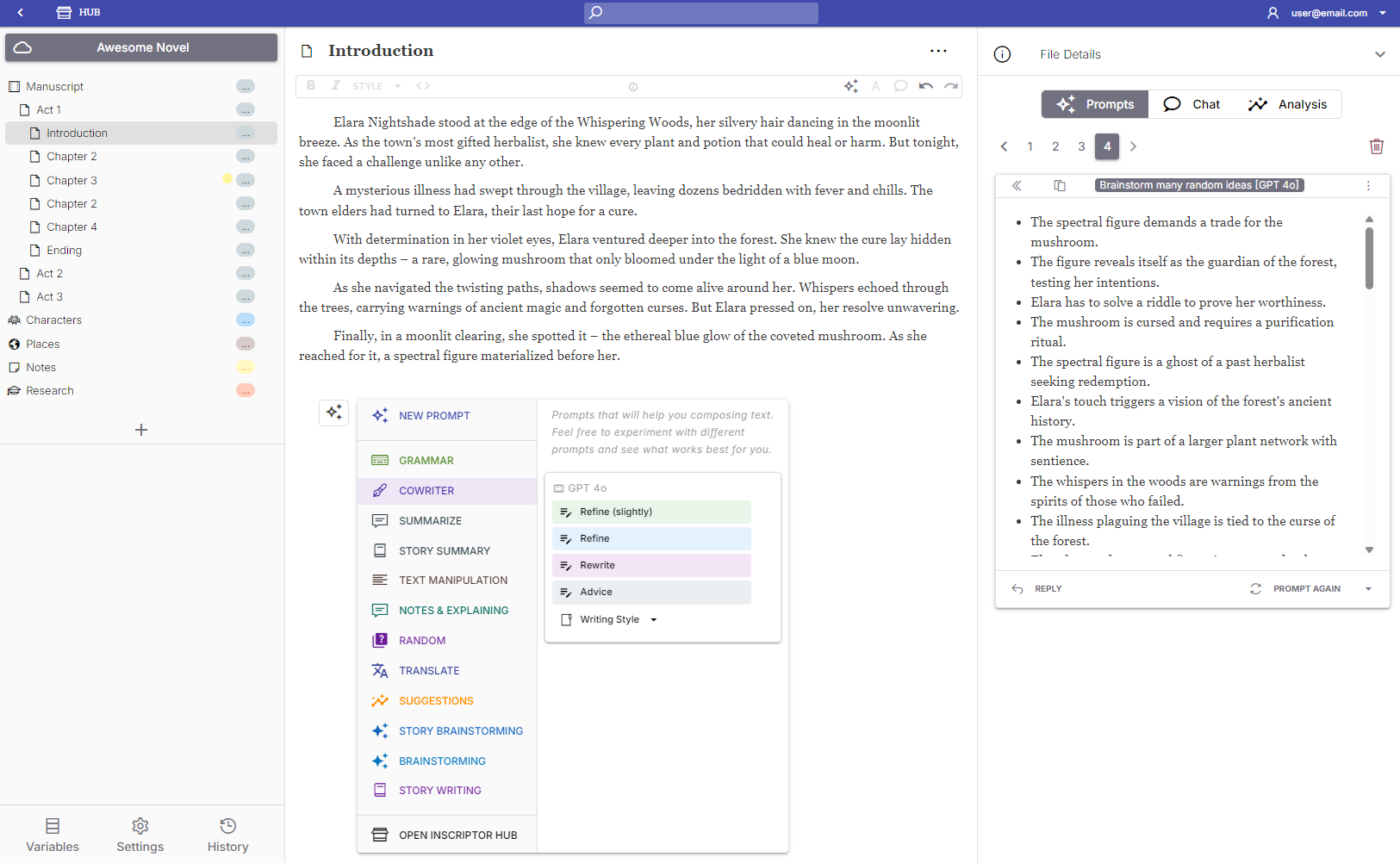 Inscriptor | Your Creative Companion Powered by AI